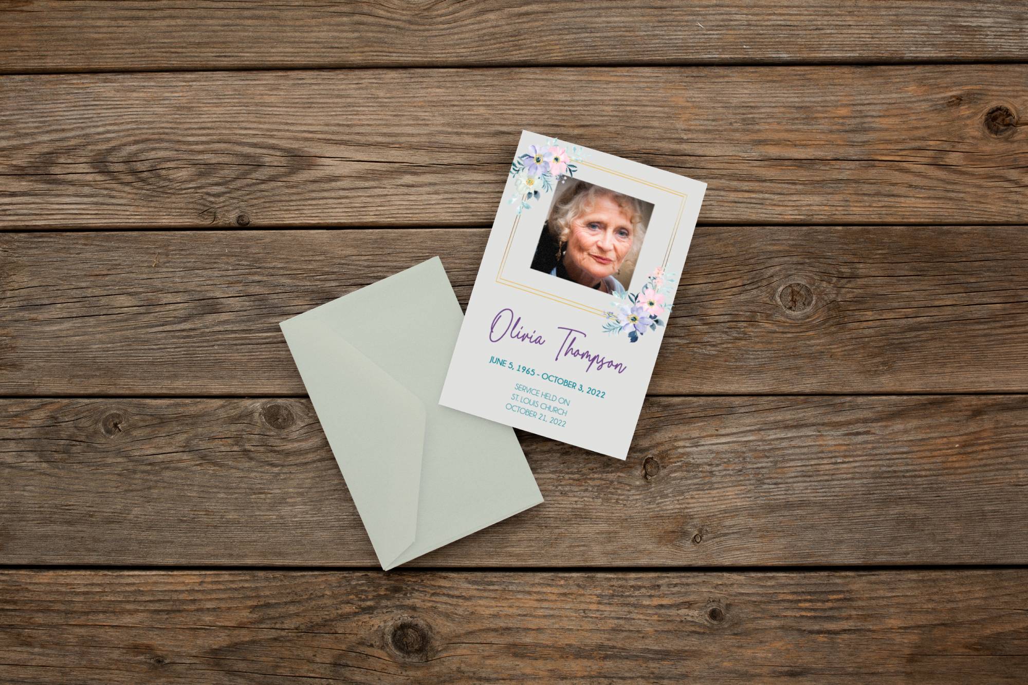 Everything You Need to Know About Funeral Memorial Cards - Order Of ...