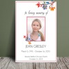 Simple colourful floral funeral order of service template 117 - Funeral ...