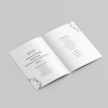 Forget me not funeral order of service template 130 - Funeral Order Of ...