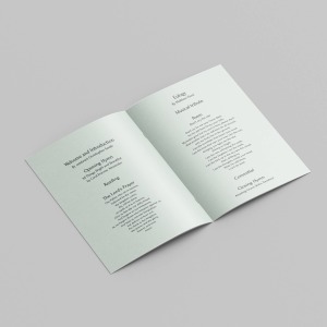 Irish shamrock funeral order of service template 136 - Funeral Order Of ...